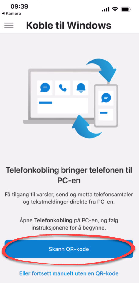 Hvordan koble sammen iPhone til PC i Windows 11